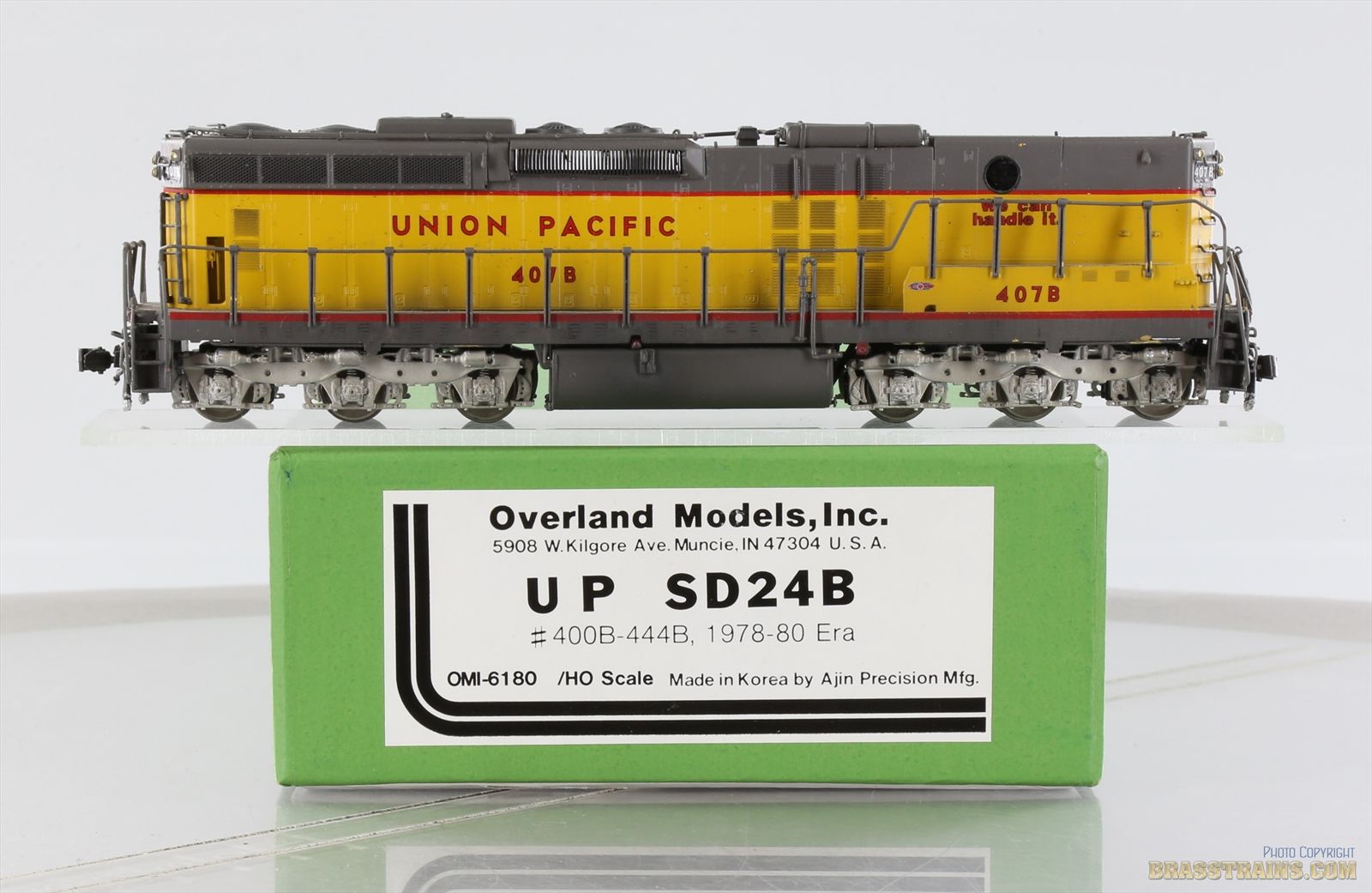 HO Brass Model - OMI 6180 UP Union Pacific SD24B Cabless #407B 1978-80 ...
