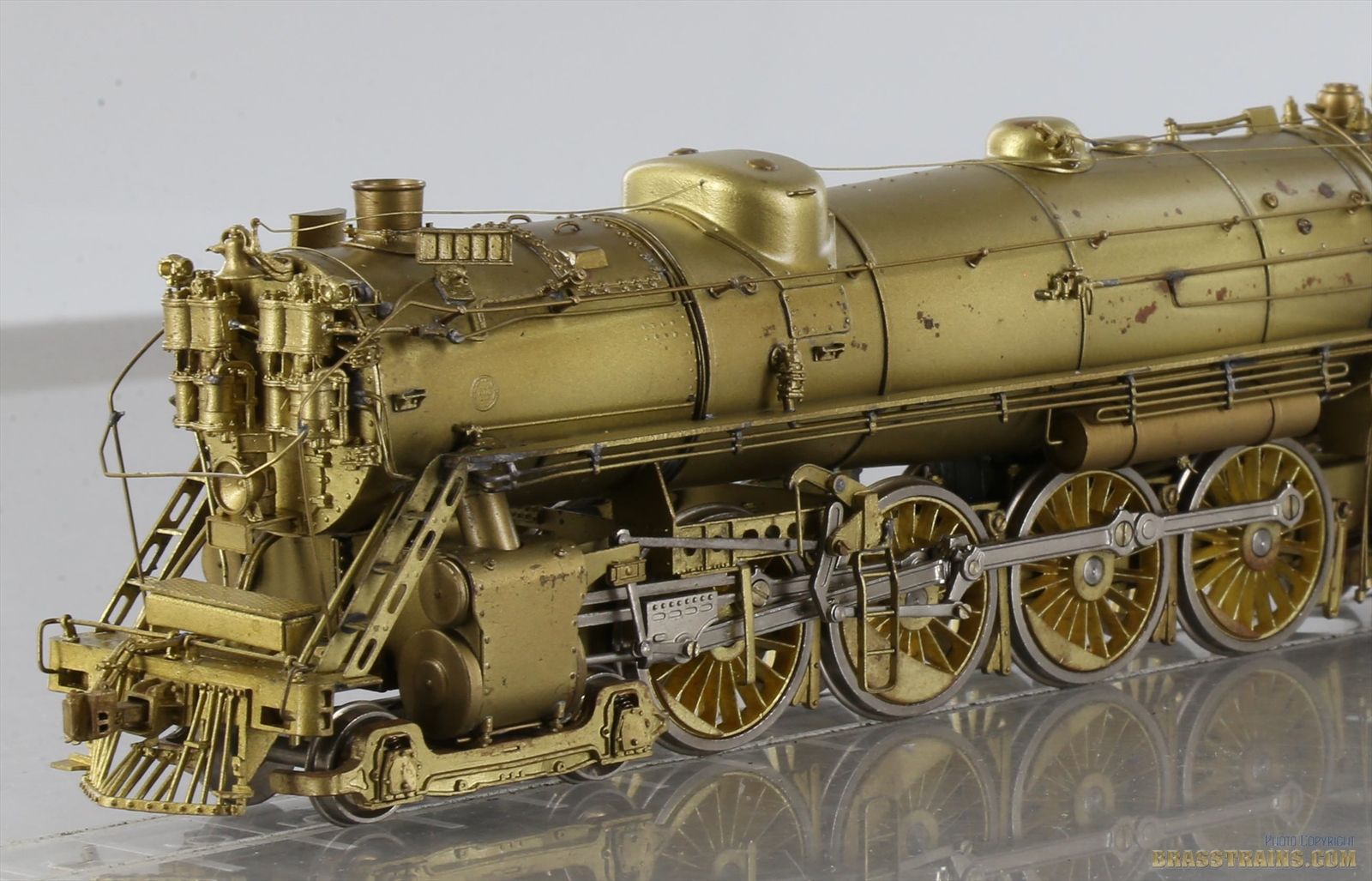 HO Brass Model - WMC GN Great Northern 4-8-4 S-2 Steam Loco - Unpainted