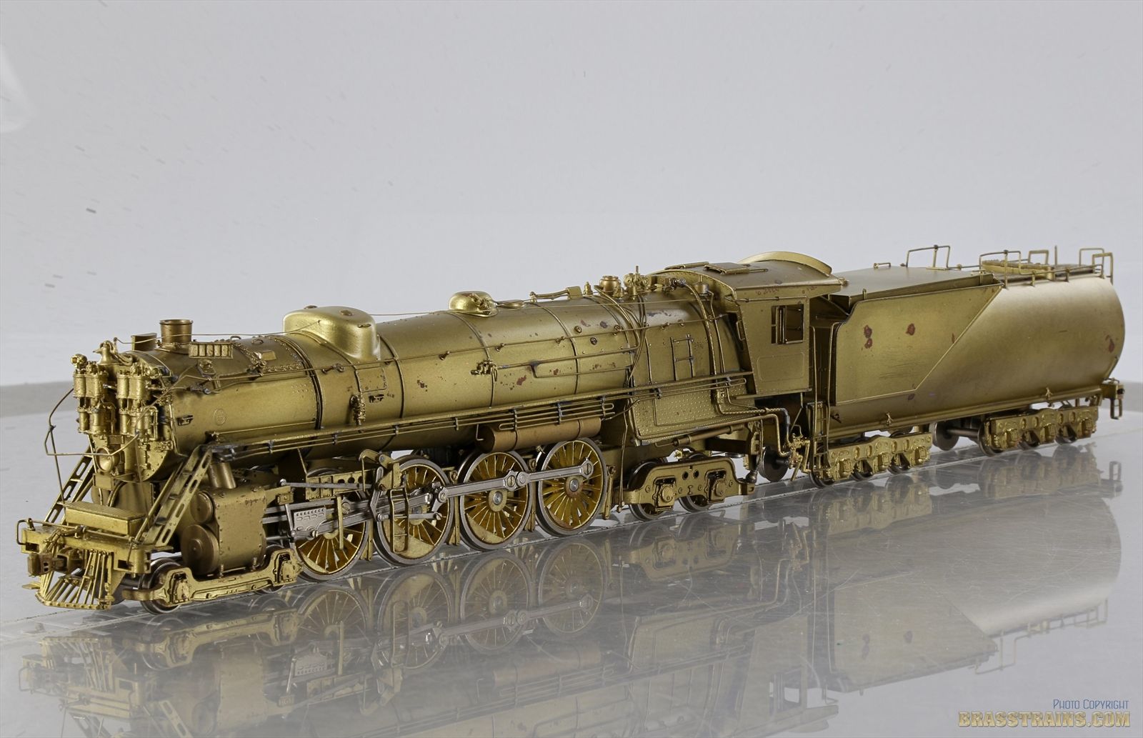 HO Brass Model - WMC GN Great Northern 4-8-4 S-2 Steam Loco - Unpainted
