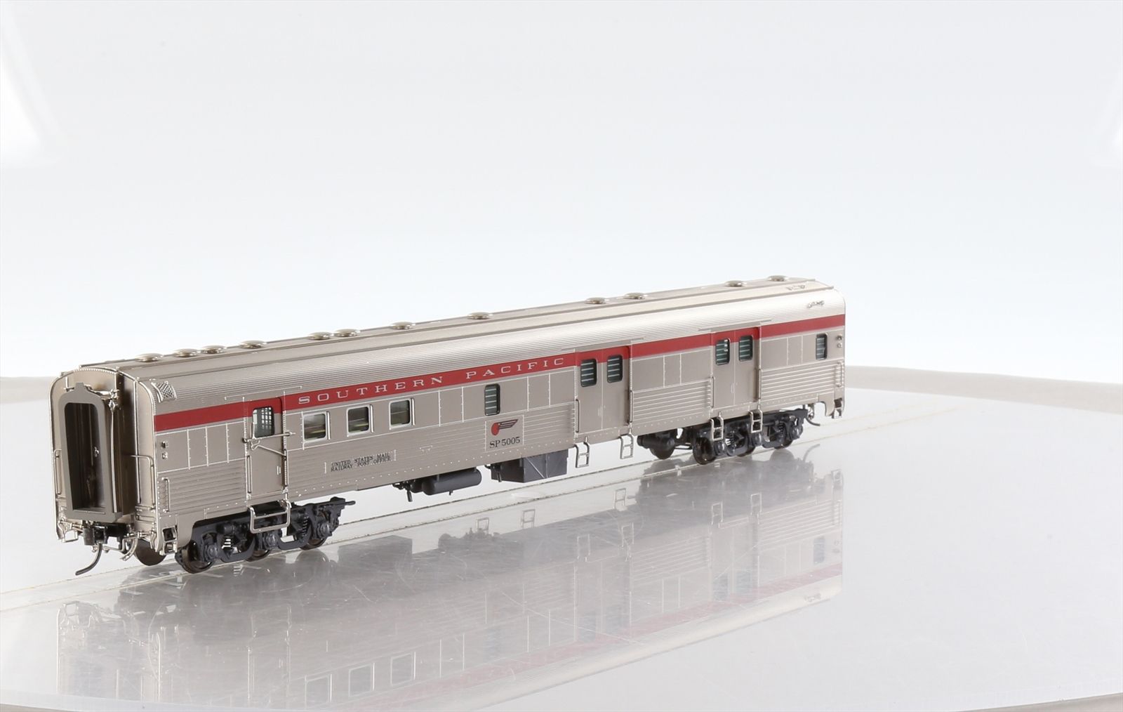 HO Scale Brass Model Train - TCY-0931.1 SP Baggage RPO Car - General ...