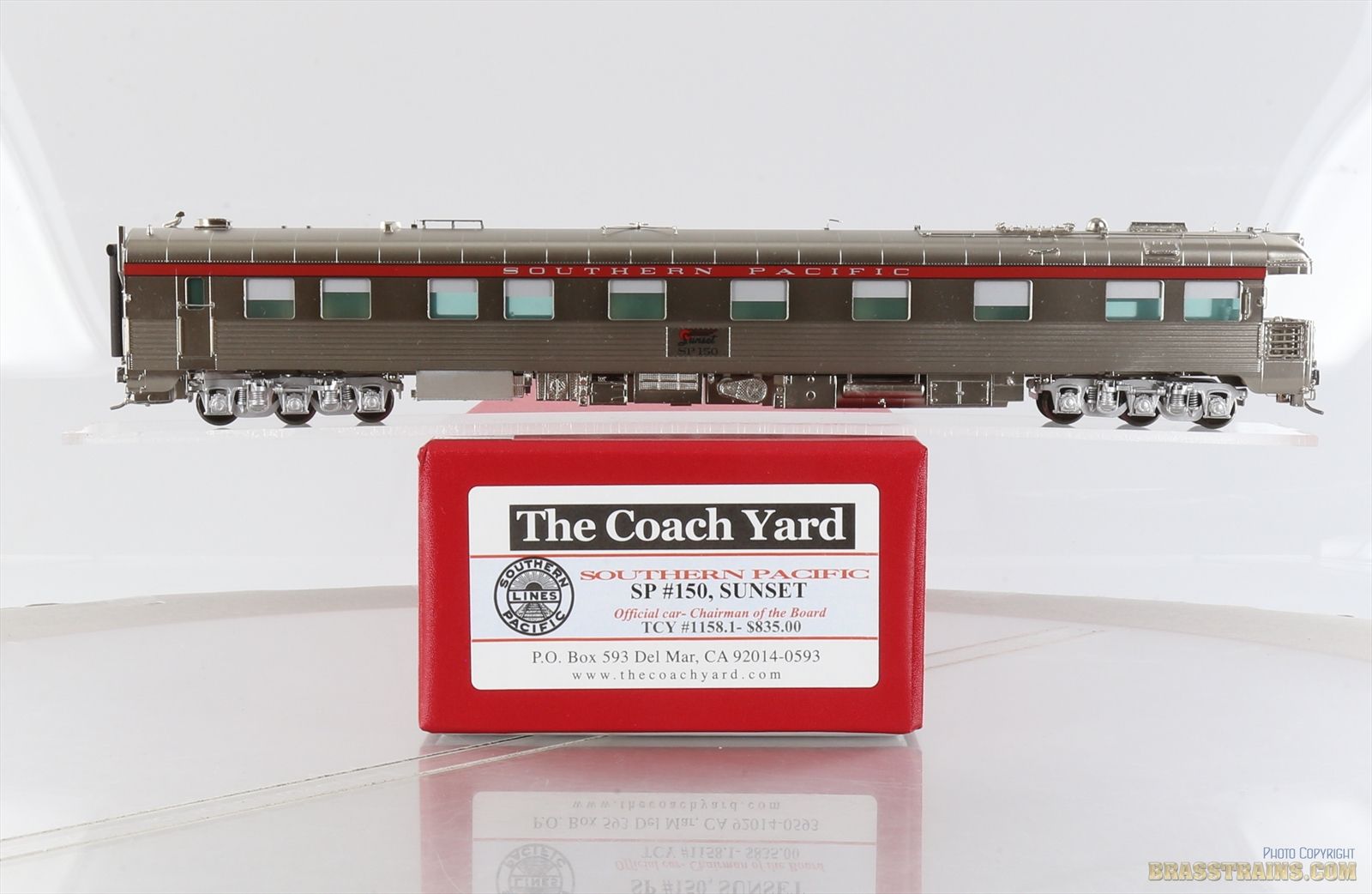 HO Brass Model - TCY 1158.1 SP Southern Pacific Official Car Chairman ...