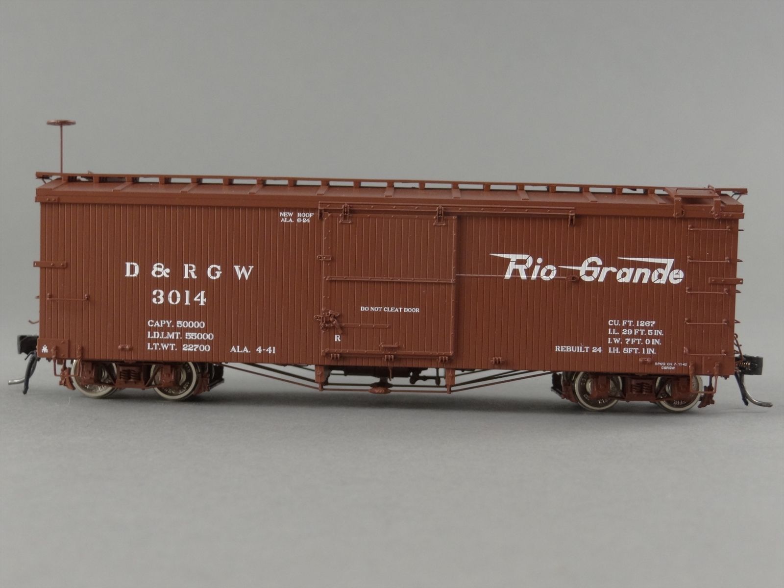 Sn3 Scale Model - PBL 3014-02 D&RGW Rio Grande Boxcar #3014 - Camel ...