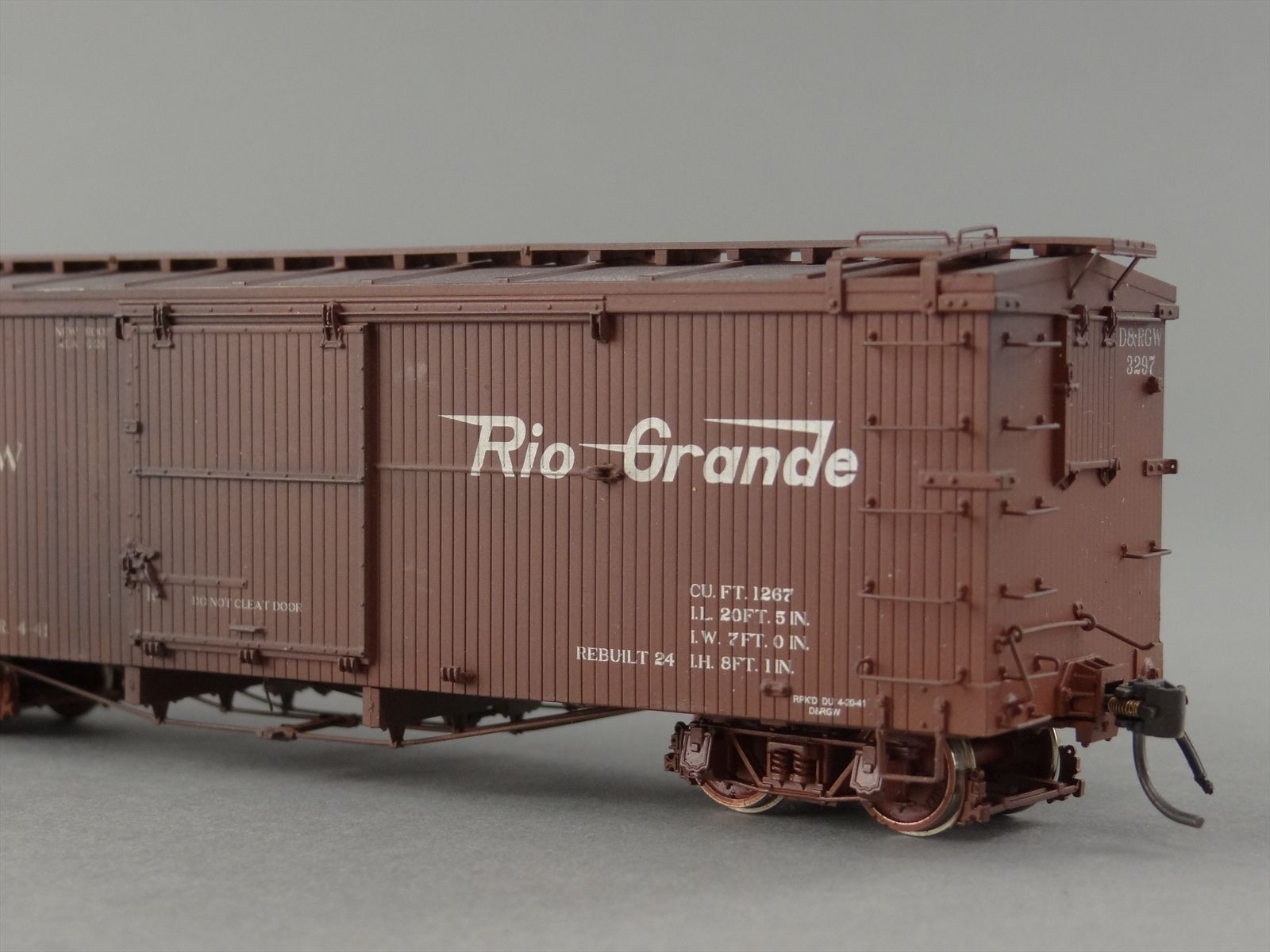 Sn3 Scale Model - PBL 3297-02 D&RGW Rio Grande Boxcar #3297 - Camel ...