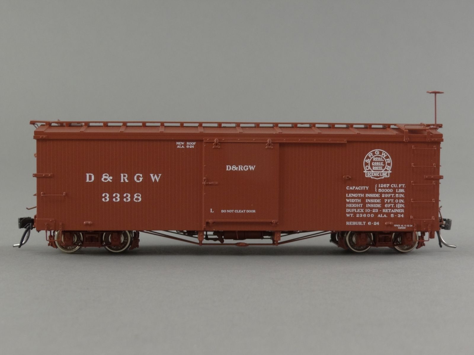 Sn3 Scale Model - PBL 3338-01 D&RGW Rio Grande Boxcar #3338 - Economy ...