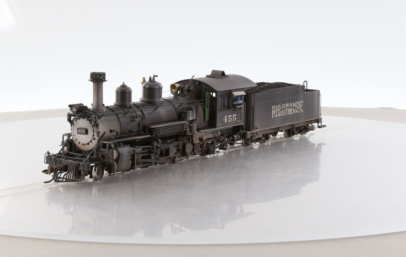 Sn3 Brass Model - P-B-L RGS Rio Grande Southern K-27 #455 - Pre-Wreck ...