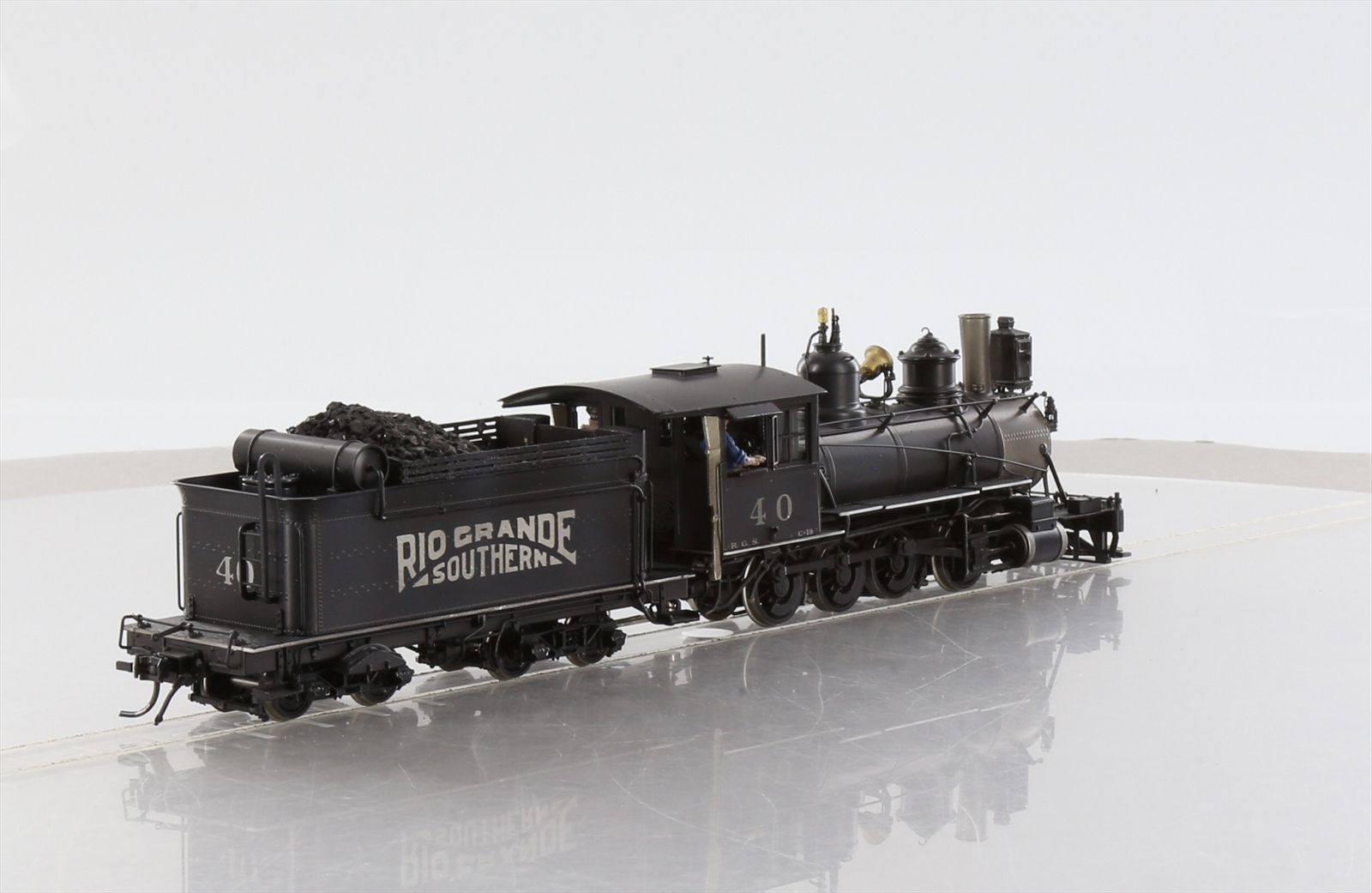 Sn3 Brass Model - P-B-L RGS Rio Grande Southern 2-8-0 #40 - Custom ...