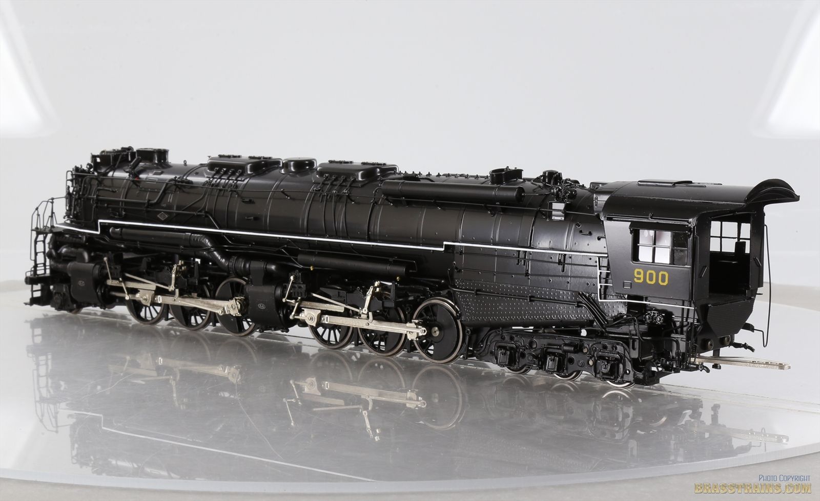 S Brass Model - River Raisin / OMI 1658.1 VGN Virginian AG 2-6-6-6 ...