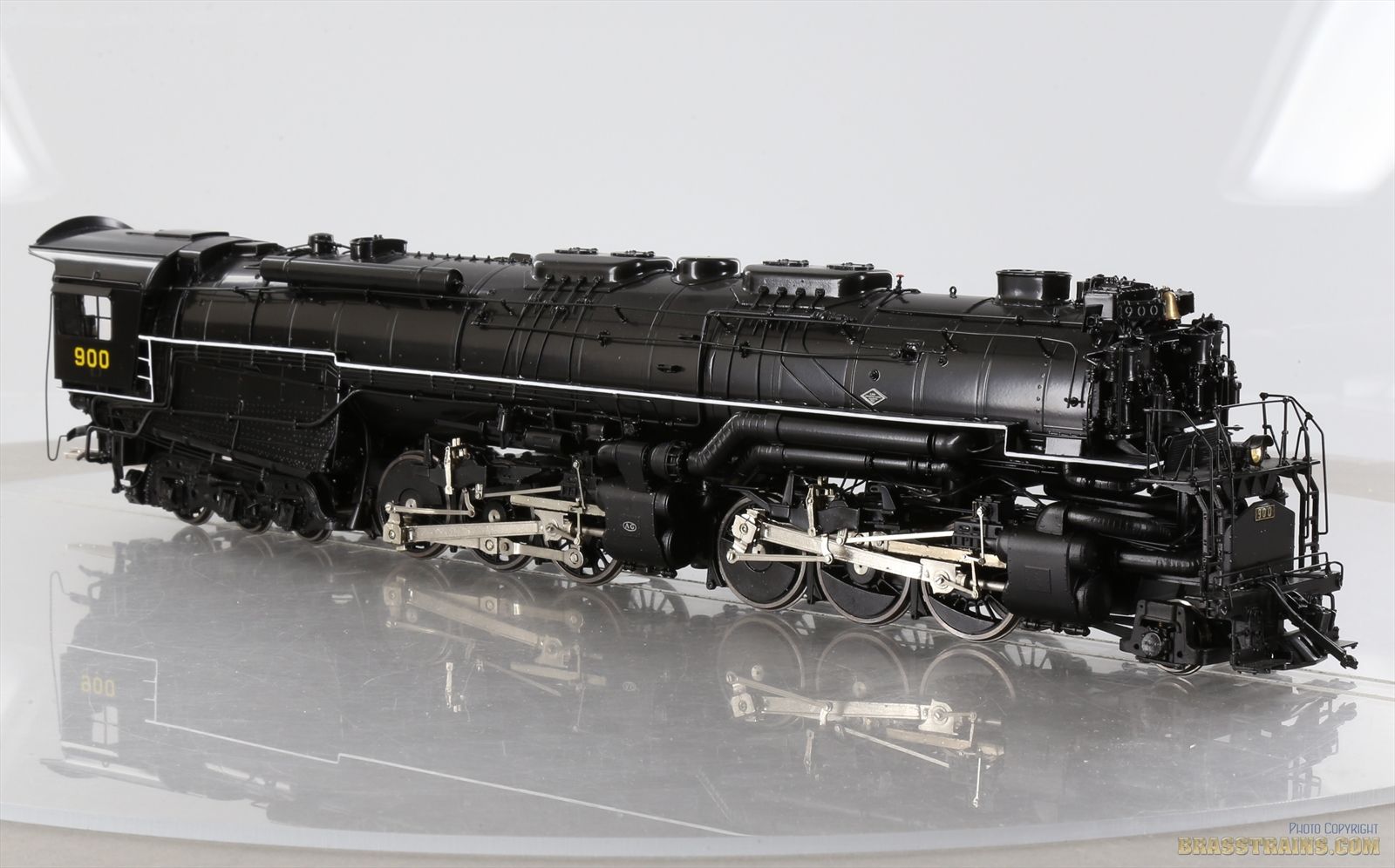 S Brass Model - River Raisin / OMI 1658.1 VGN Virginian AG 2-6-6-6 ...