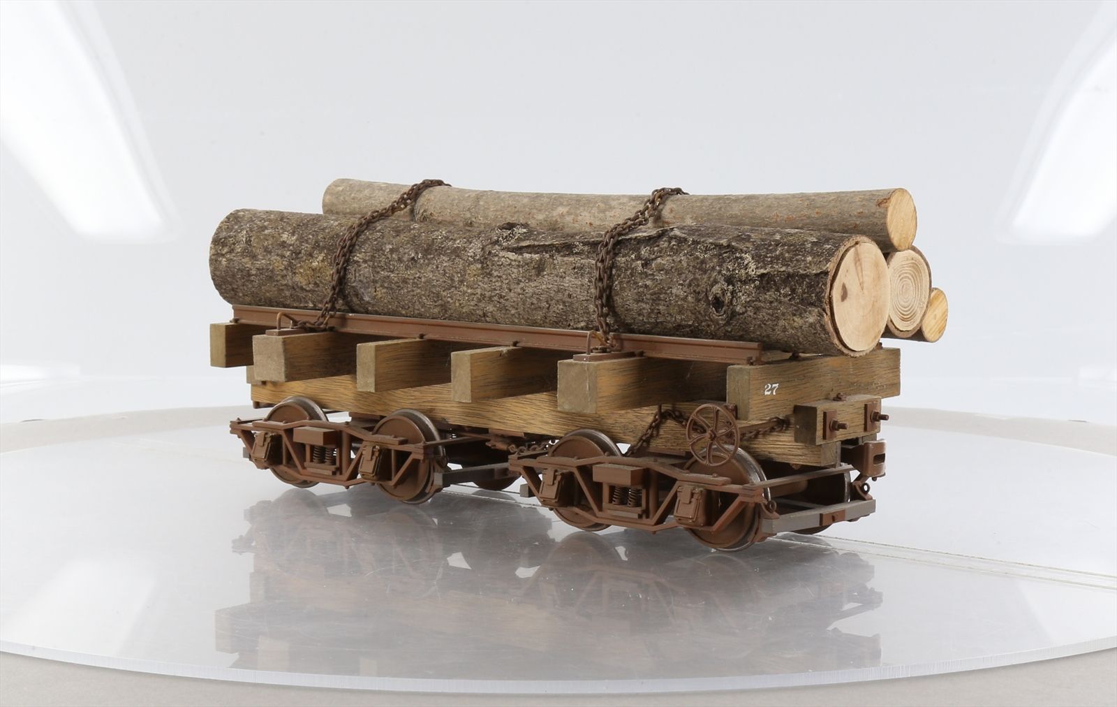 F 1:20.3 Scale Wood Model - Sierra Valley Munger Mining Series Log Car ...