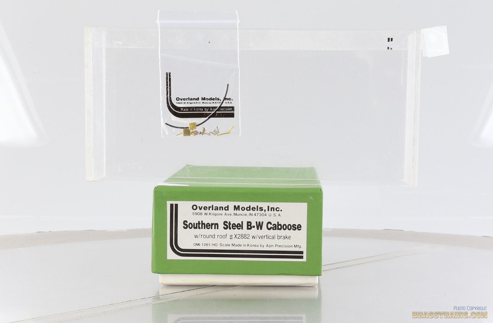 HO Brass Model - OMI 1261 SOU Southern Steel B-W Caboose Round Roof ...