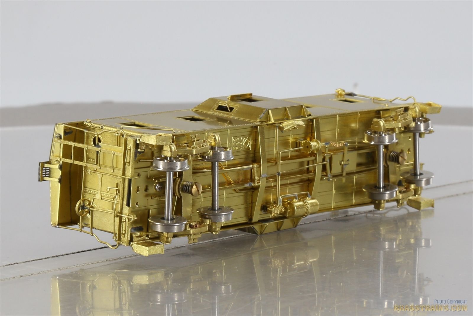 HO Brass Model - OMI 1261 SOU Southern Steel B-W Caboose Round Roof ...