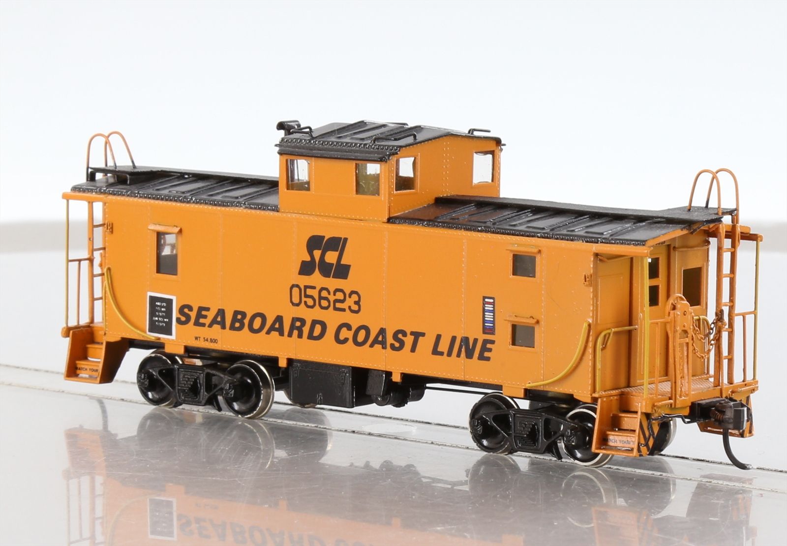 HO Brass Model - OMI 1145 N&W as SCL Seaboard Coast Line Steel Caboose ...