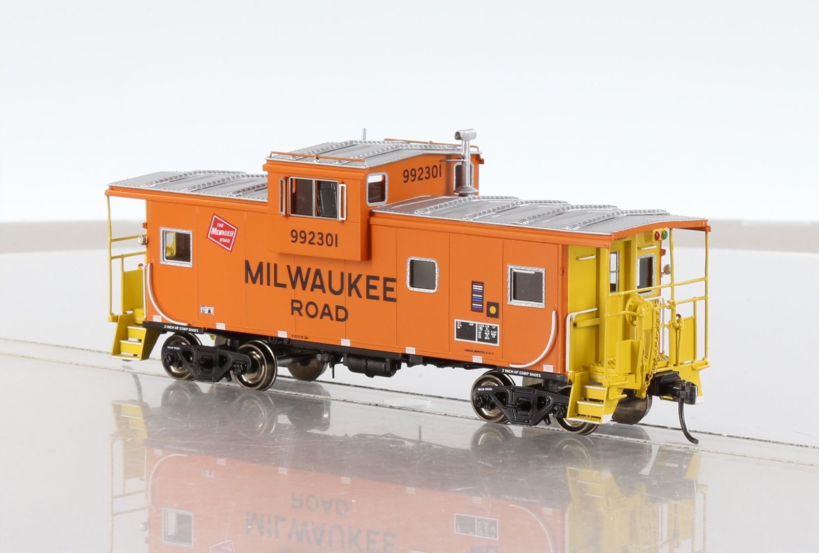 HO Brass Model - OMI 4240.1 Milwaukee International W-V Caboose #992301 - F/P