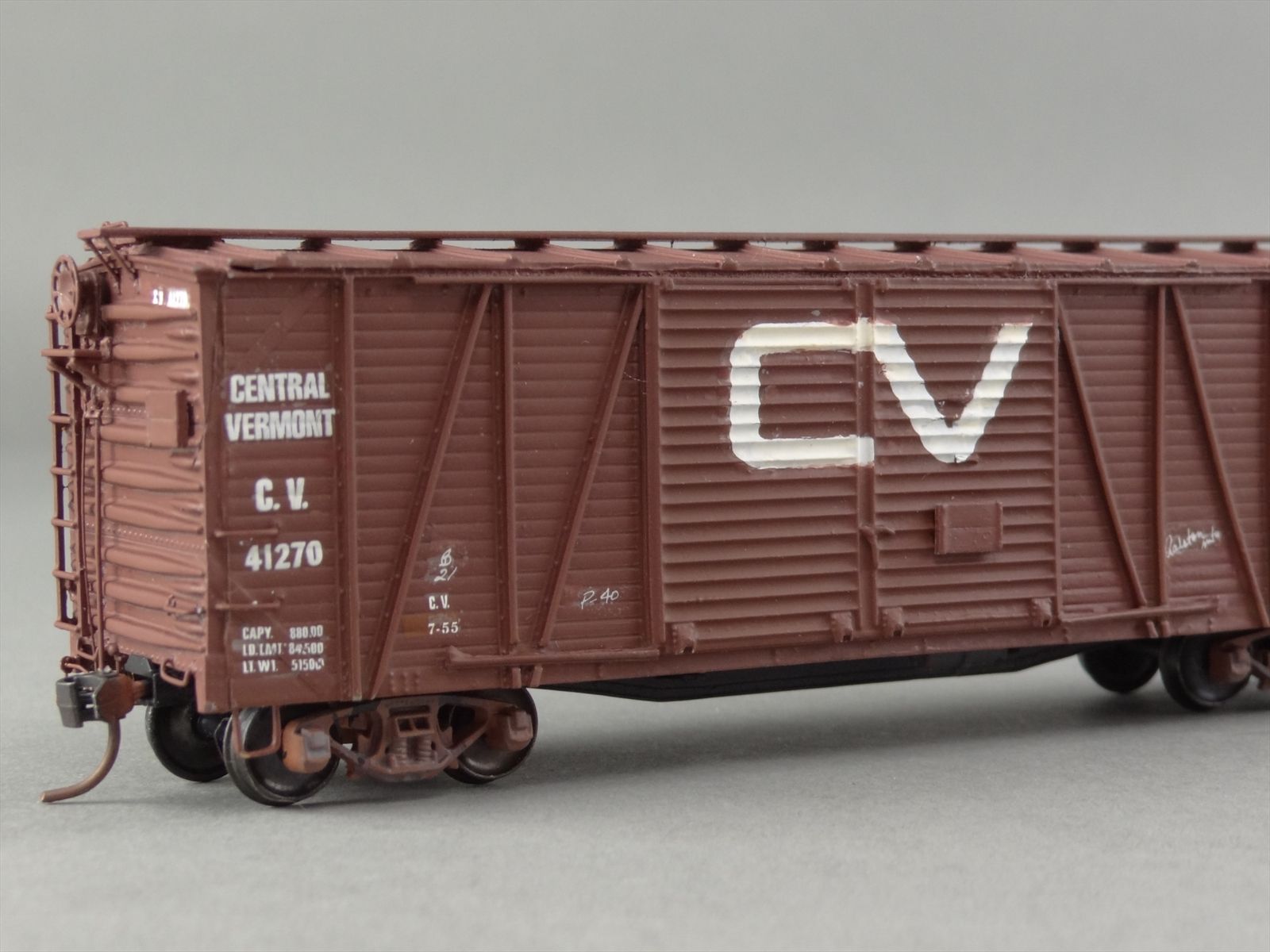 HO Built-Up Custom Model - CV Central Vermont Boxcar #41270 - Custom
