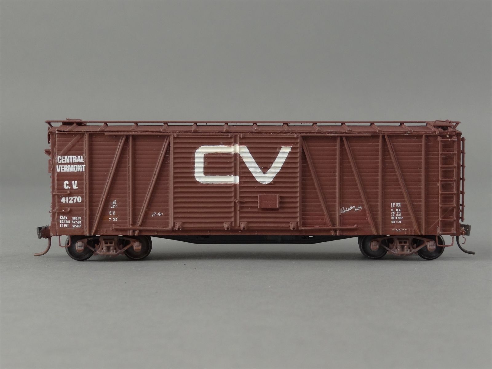 HO Built-Up Custom Model - CV Central Vermont Boxcar #41270 - Custom