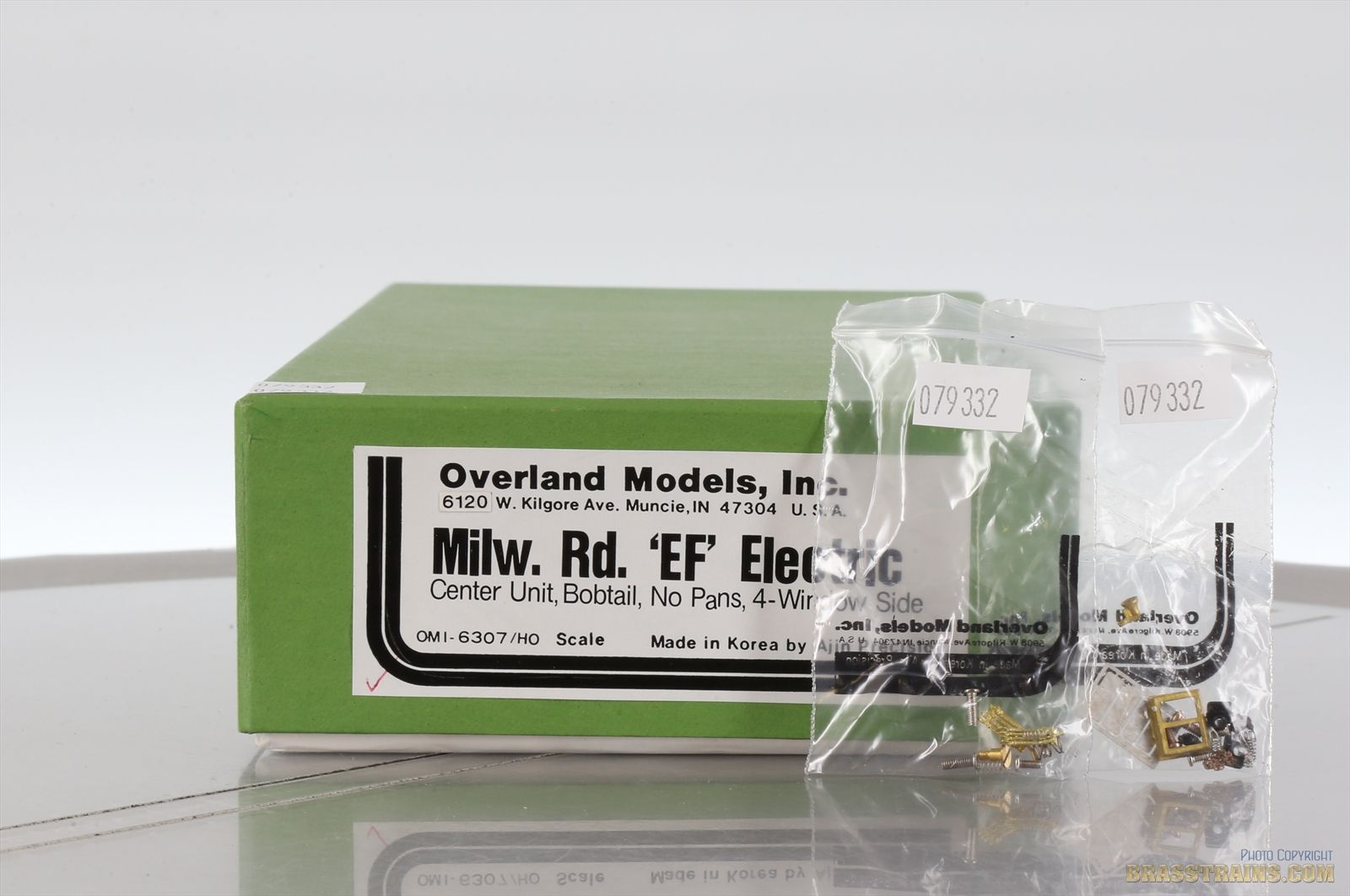 HO Brass Model - OMI 6307 Milwaukee EF Electric Center Unit Bobtail 4 ...