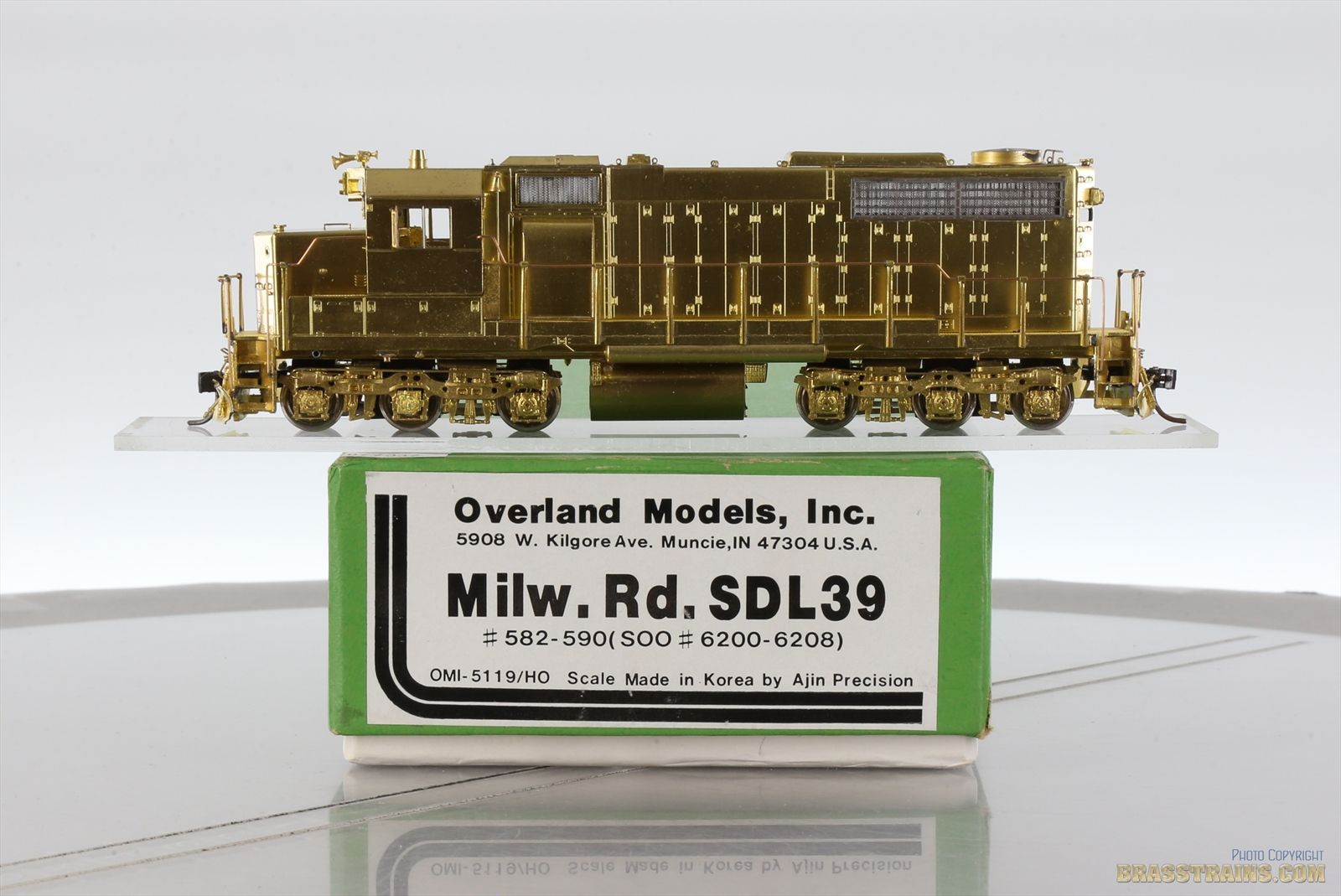 HO Brass Model - OMI 5119 MILW Milwaukee Road SDL39 #582-590 - Unpainted