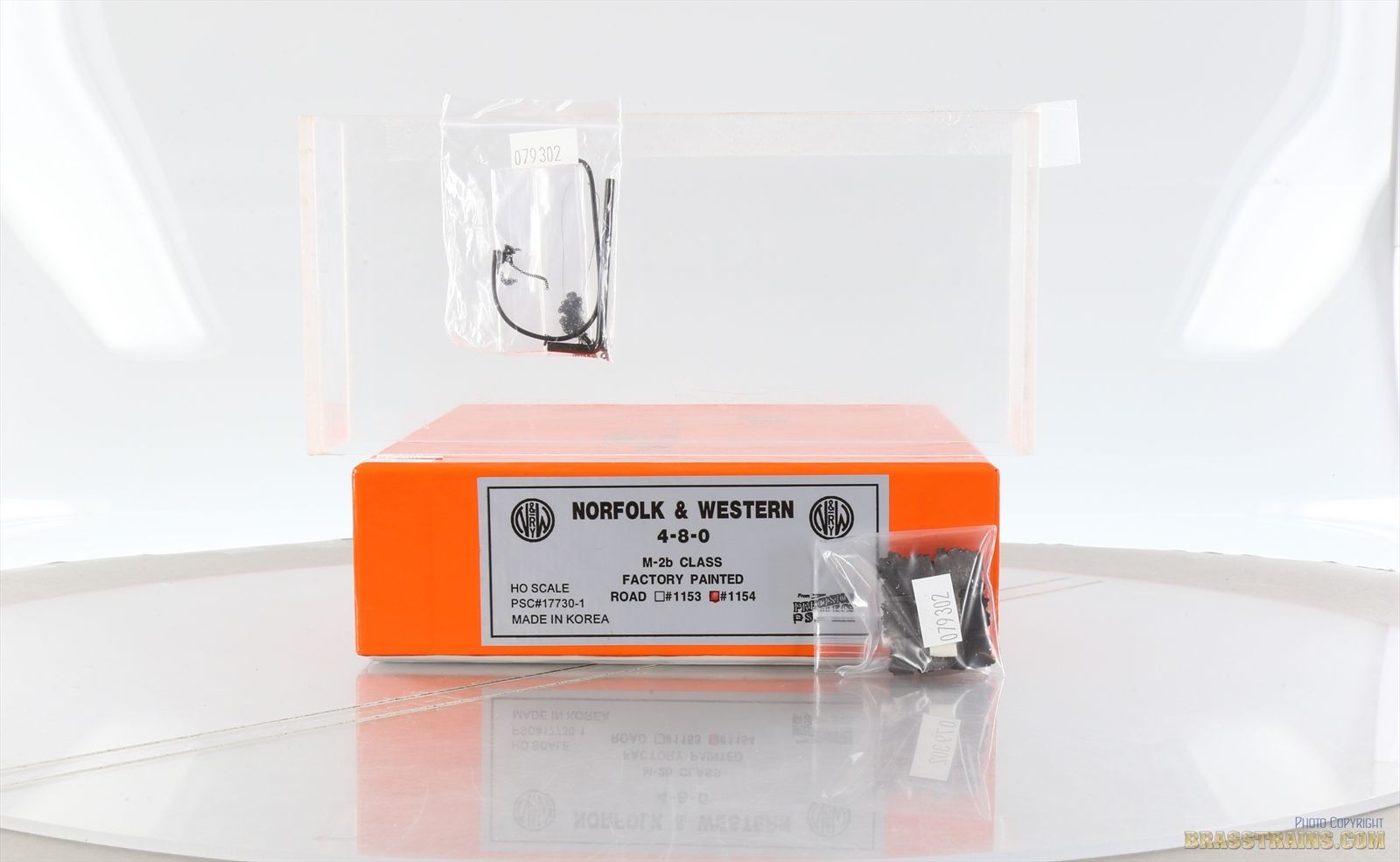 HO Brass Model - PSC 17730-1 N&W Norfolk & Western 4-8-0 M-2b #1154 - F/P