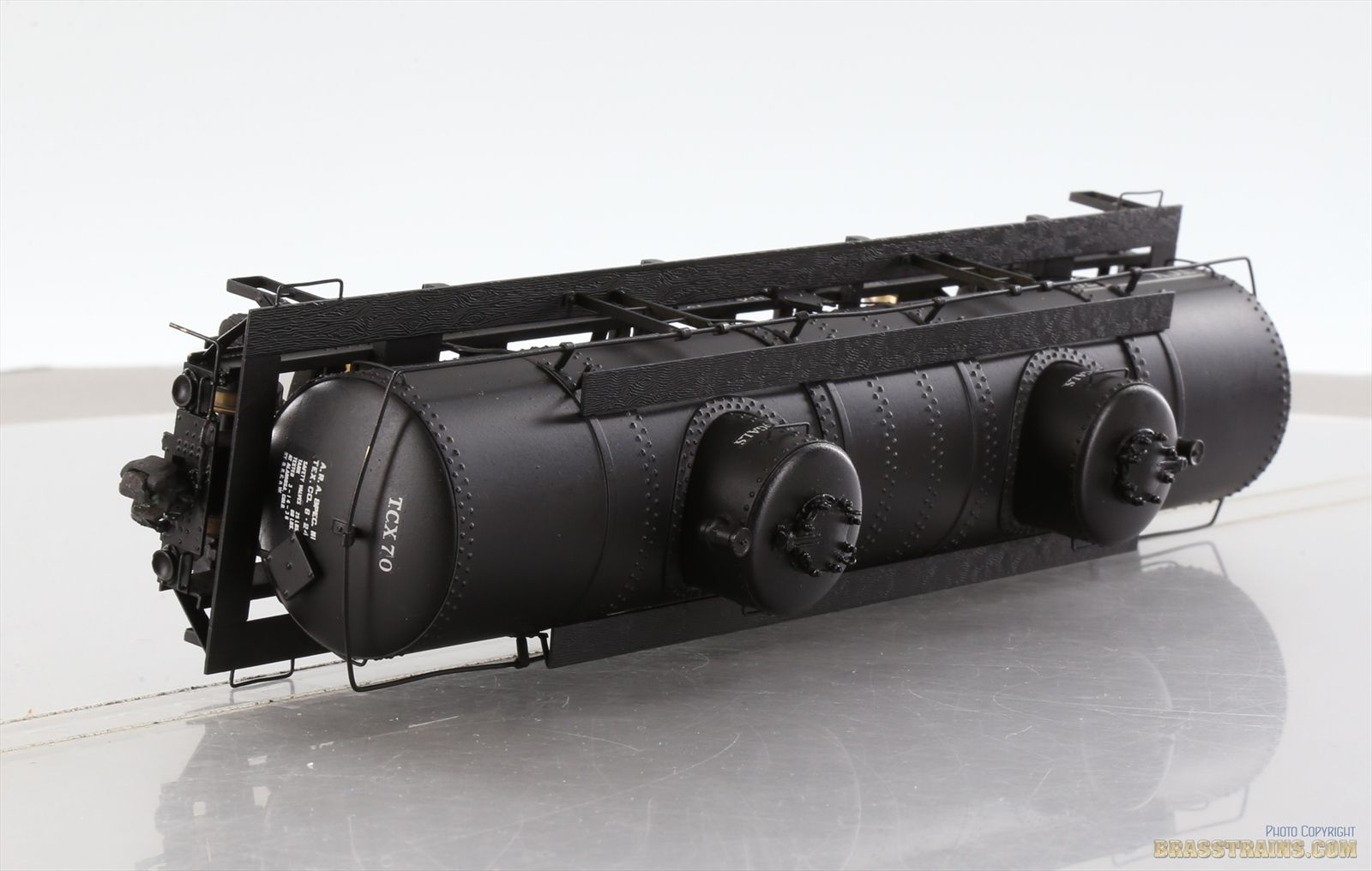 On30 Brass Model - ADDM D&RGW Rio Grande TCW Texaco 2-Dome Tank Car #70 ...