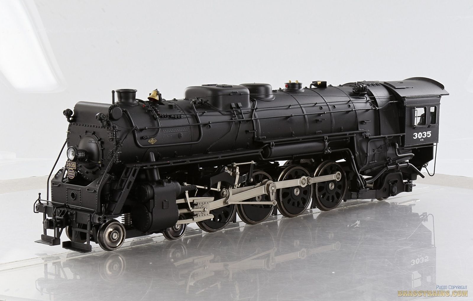 O Brass Model - Sunset NYC New York Central L3B 4-8-2 Mohawk #3035 - 2 ...