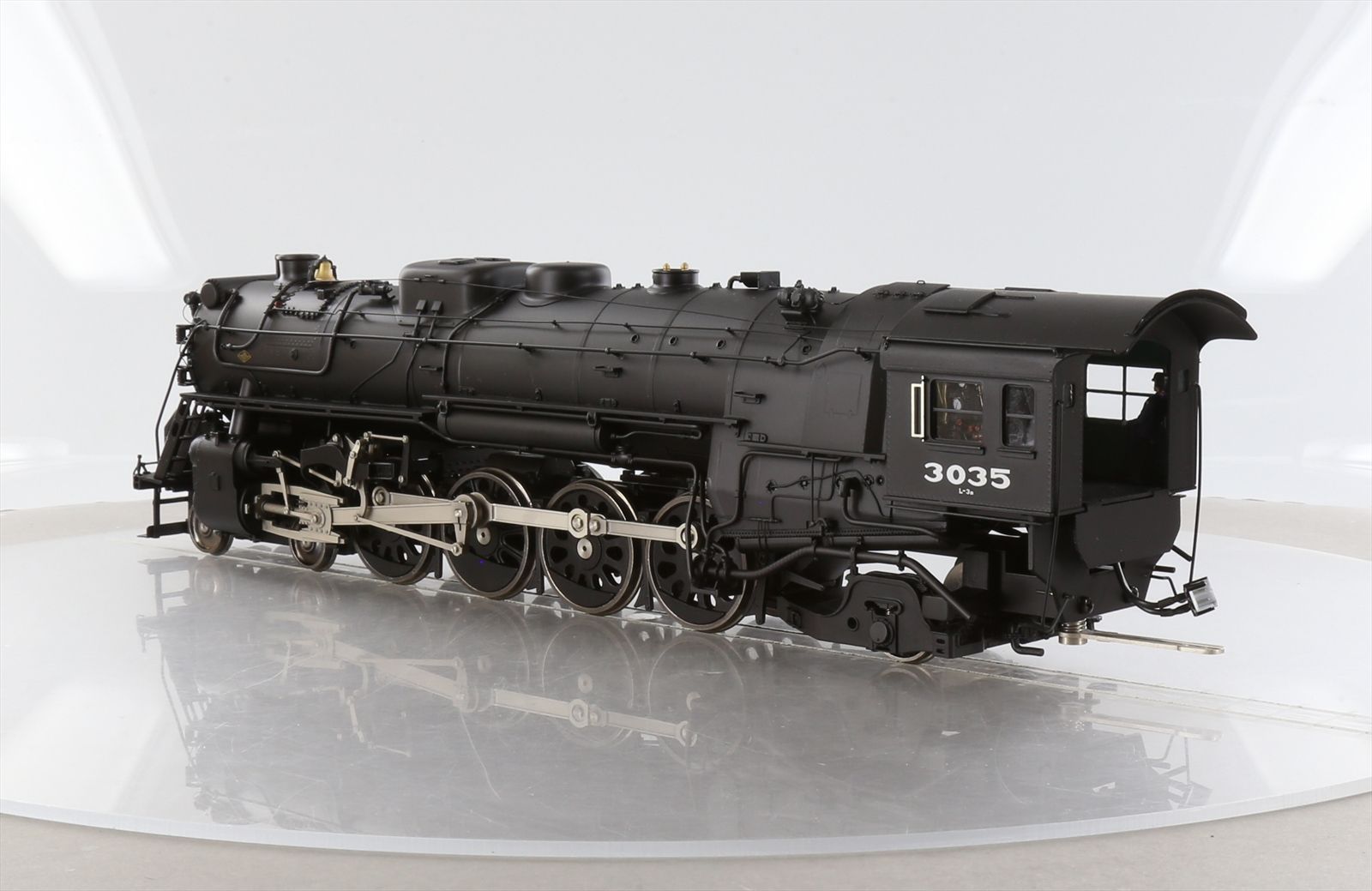 O Brass Model - Sunset NYC New York Central L3B 4-8-2 Mohawk #3035 - 2 ...
