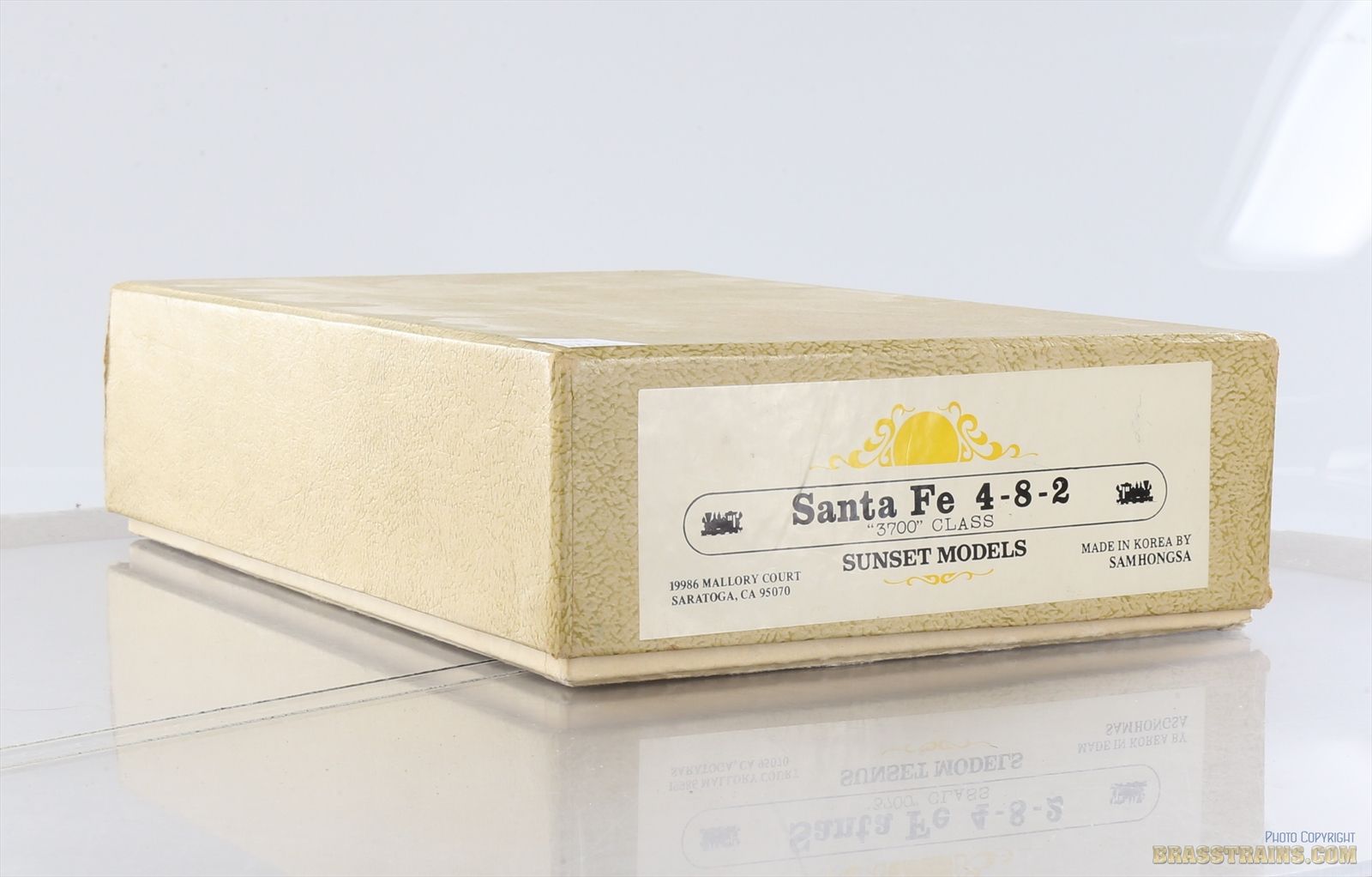 HO Brass Model - Sunset AT&SF Santa Fe 3700 Class 4-8-2 #3745 - Custom