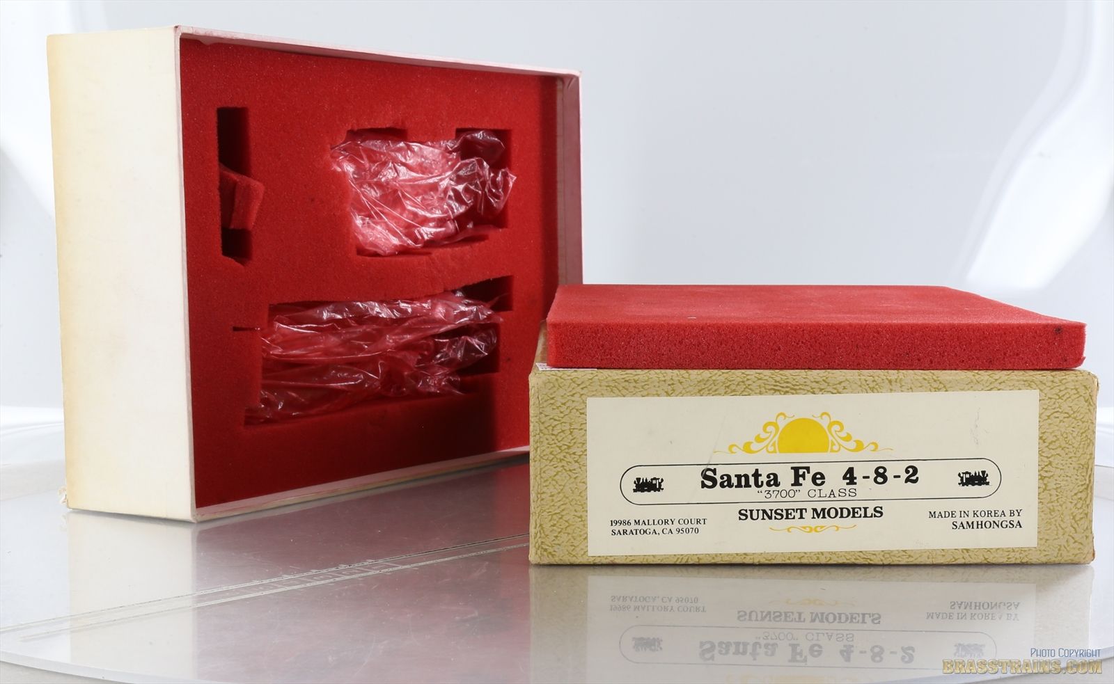 HO Brass Model - Sunset AT&SF Santa Fe 3700 Class 4-8-2 #3745 - Custom