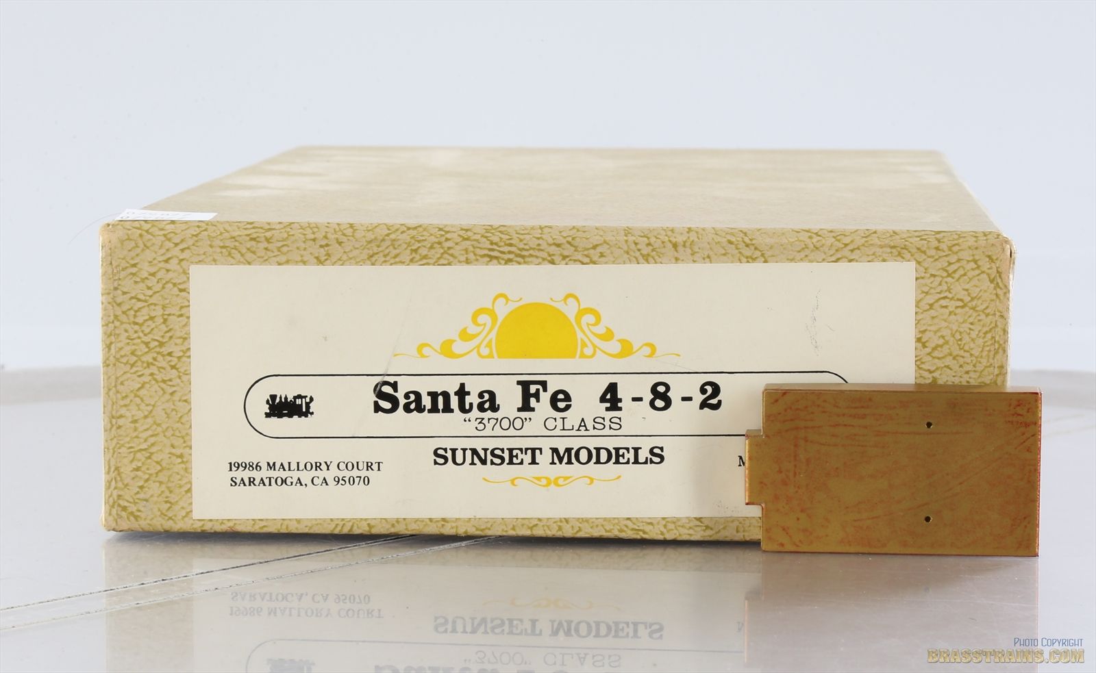 HO Brass Model - Sunset AT&SF Santa Fe 3700 Class 4-8-2 #3745 - Custom