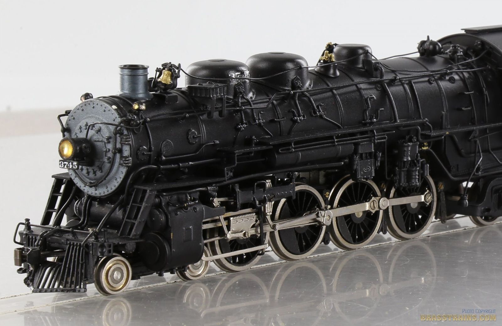 HO Brass Model - Sunset AT&SF Santa Fe 3700 Class 4-8-2 #3745 - Custom