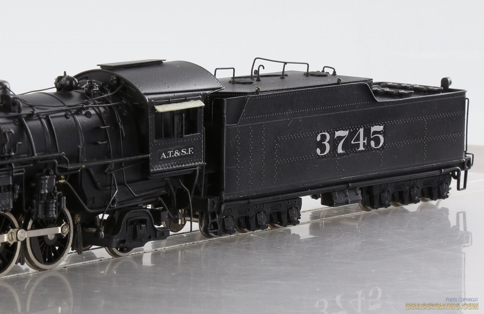 HO Brass Model - Sunset AT&SF Santa Fe 3700 Class 4-8-2 #3745 - Custom