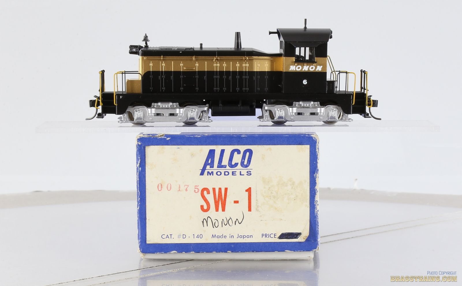 HO Brass Model - Alco D-140 C&IL MONON SW-1 Diesel Switcher #6 - Custom
