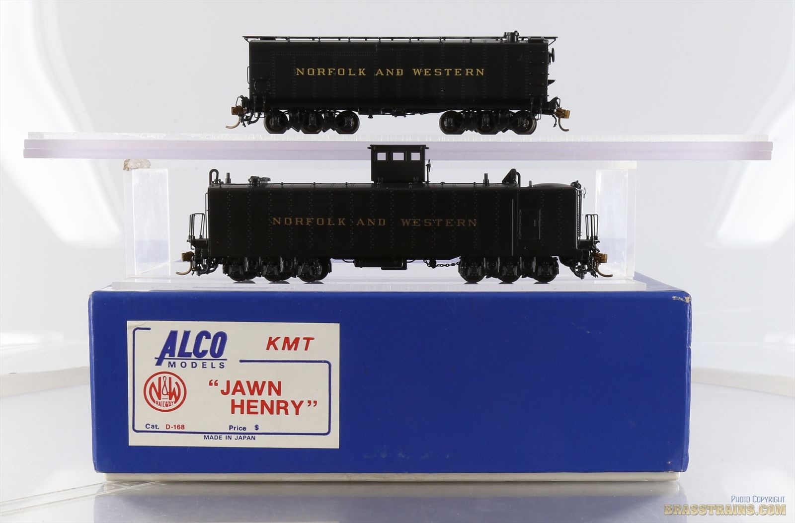 HO Brass Model Train - ALCO Models D-168 N&W Norfolk & Western Jawn ...