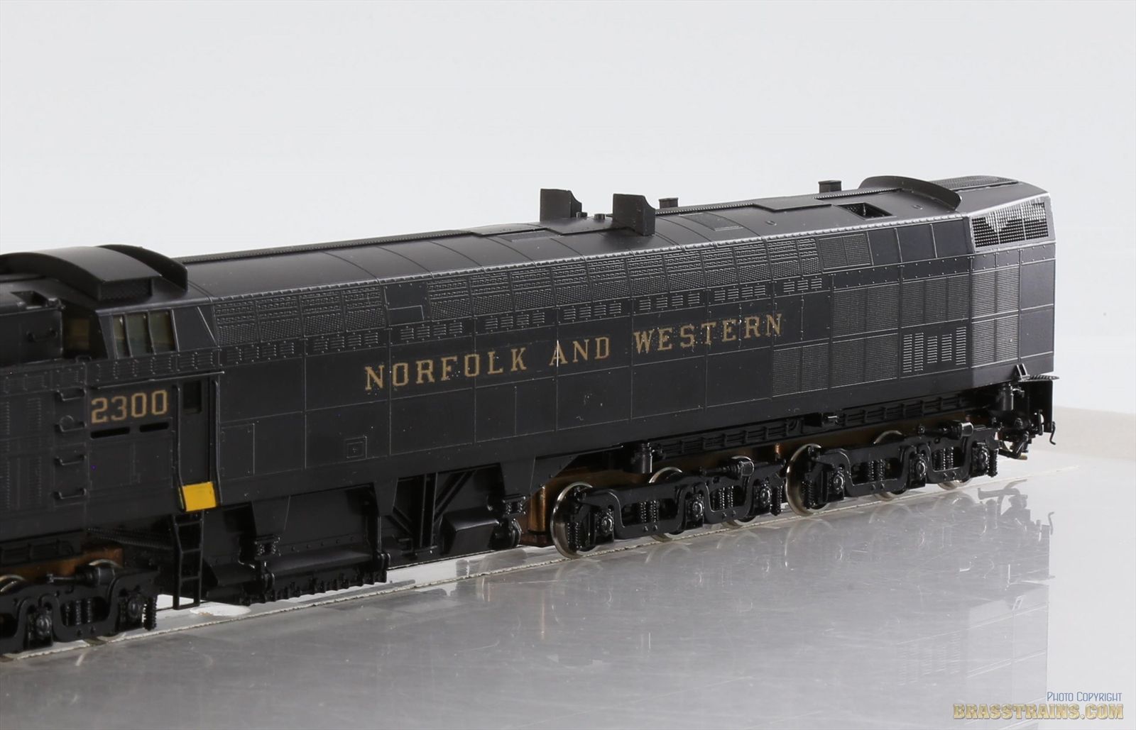 HO Brass Model Train - ALCO Models D-168 N&W Norfolk & Western Jawn ...