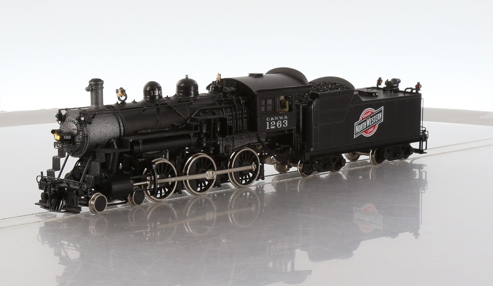HO Brass Model - Hallmark HM C&NW Chicago North Western 4-6-0 R-1 #1263 ...