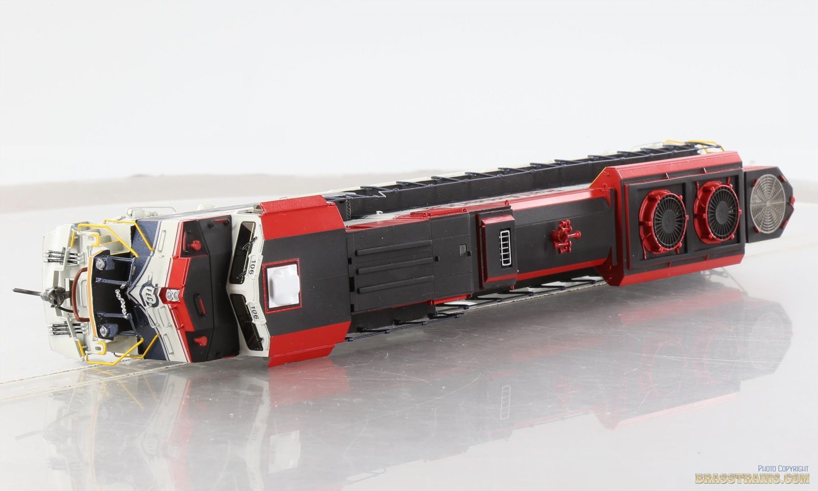 HO Brass Model - OMI AA-1607-1 FEC Florida East Coast SD70M-2 Isolated Cab #106 - F/P - Blue Box