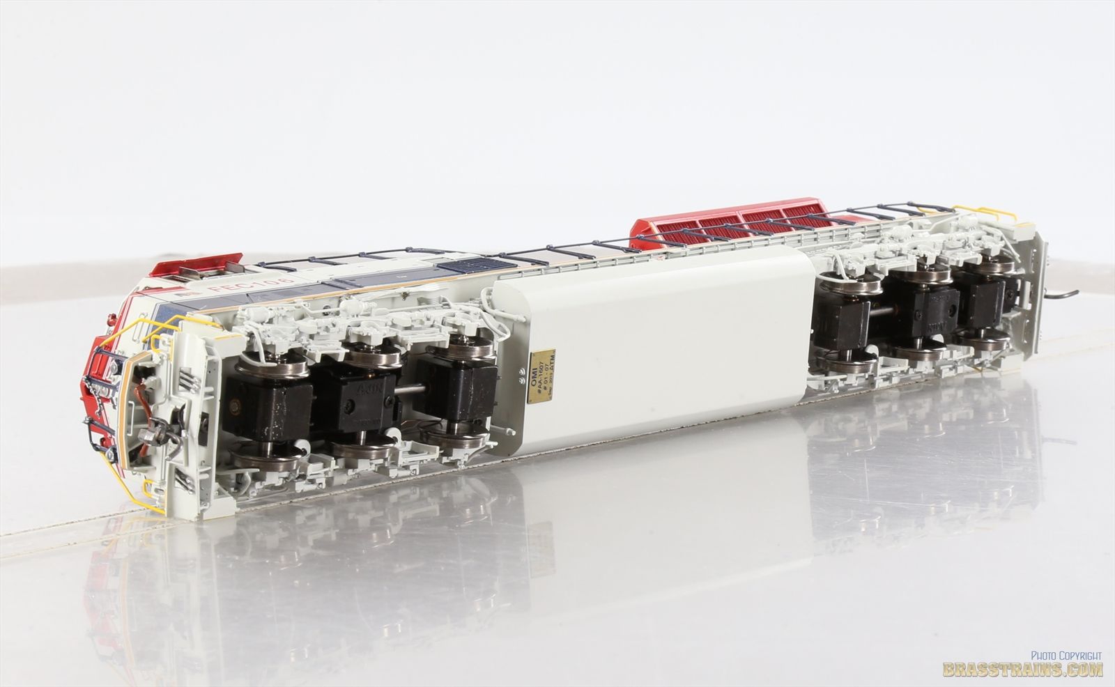 HO Brass Model - OMI AA-1607-1 FEC Florida East Coast SD70M-2 Isolated Cab #106 - F/P - Blue Box