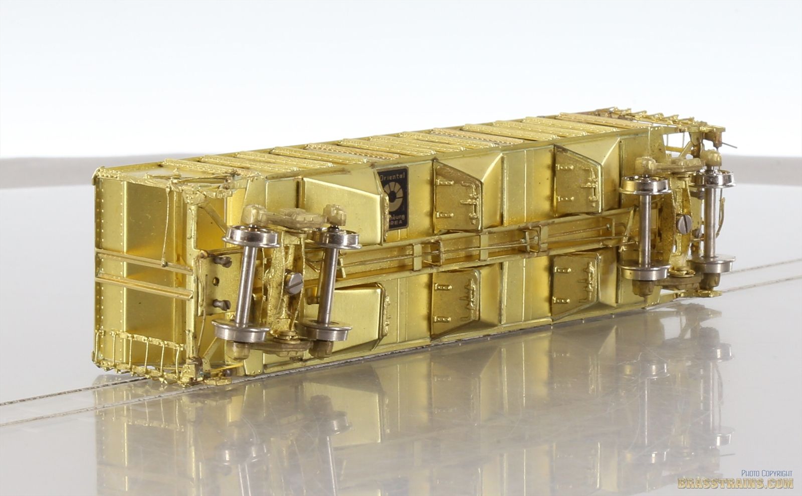 HO Brass Model - Oriental 0734 PRR Pennsylvania H-39 Hopper Car - Unpainted