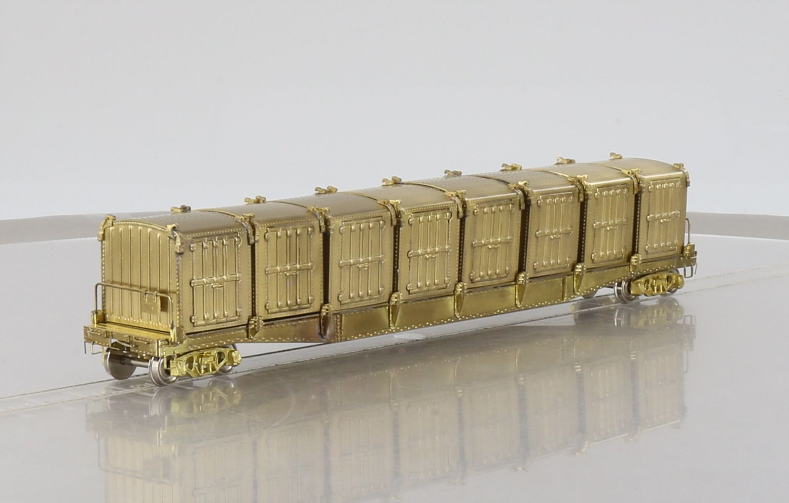 HO Brass Model - Railworks PRR Pennsylvania F-31 Flat Car w/ 8 DD-1 ...