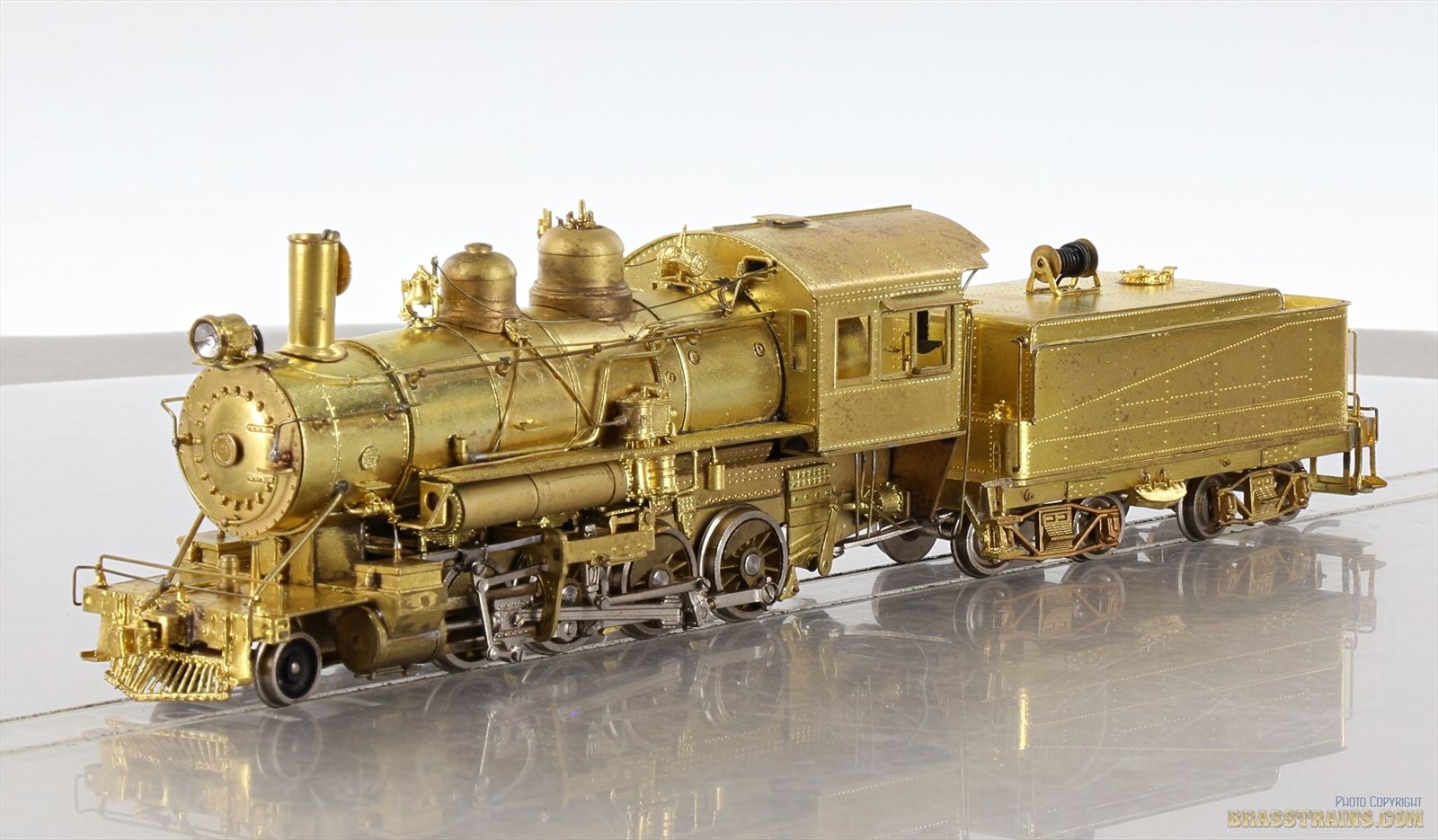 HO Scale Brass Model Train - WMC Sierra Railroad 2-8-0 #24 - Unpainted