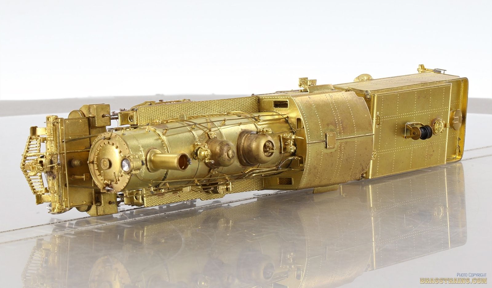 HO Scale Brass Model Train - WMC Sierra Railroad 2-8-0 #24 - Unpainted