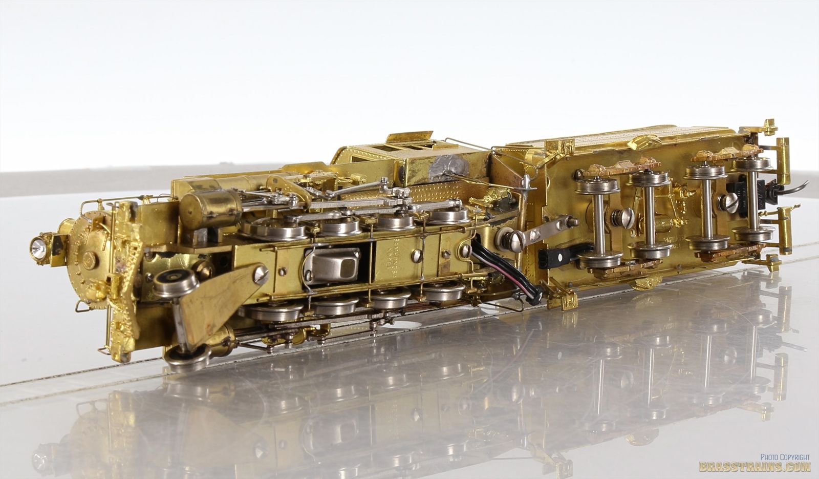 HO Scale Brass Model Train - WMC Sierra Railroad 2-8-0 #24 - Unpainted