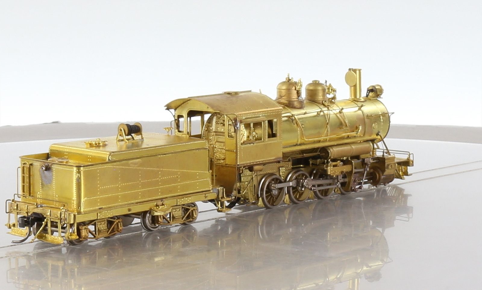 HO Scale Brass Model Train - WMC Sierra Railroad 2-8-0 #24 - Unpainted