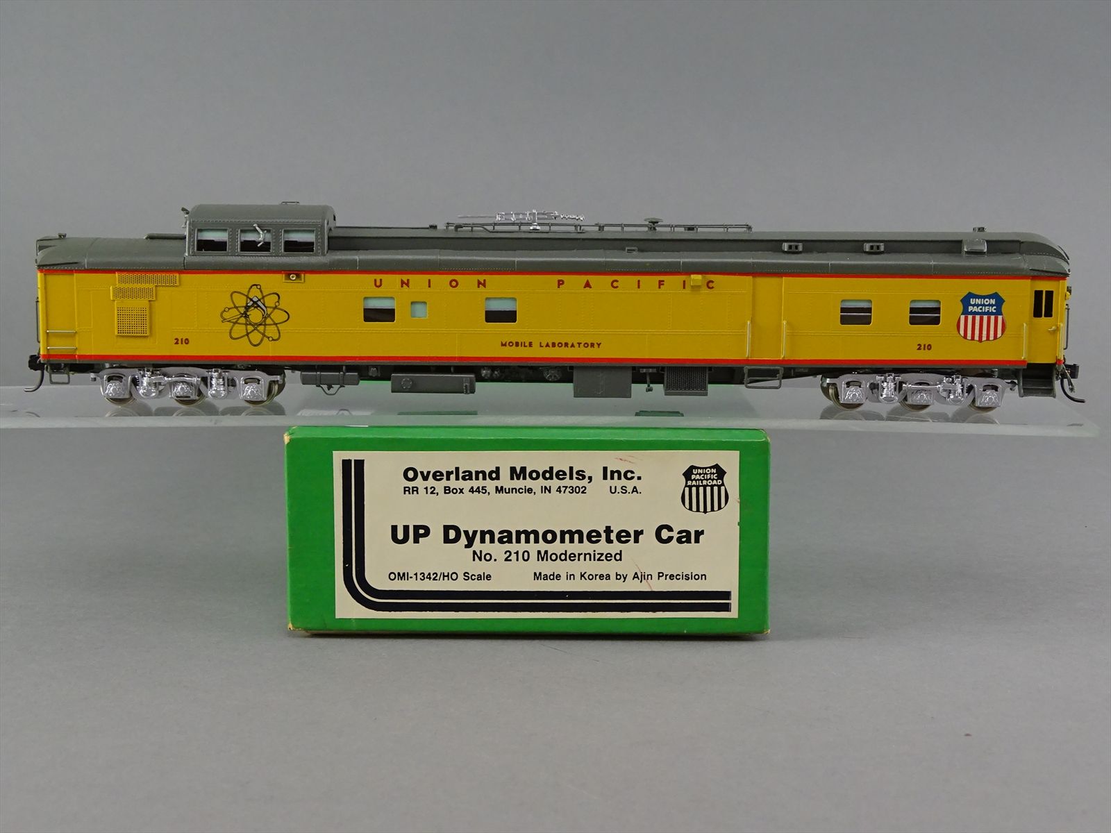 HO Brass Model - OMI 1342 UP Dynamometer Car #210 Modernized Version ...