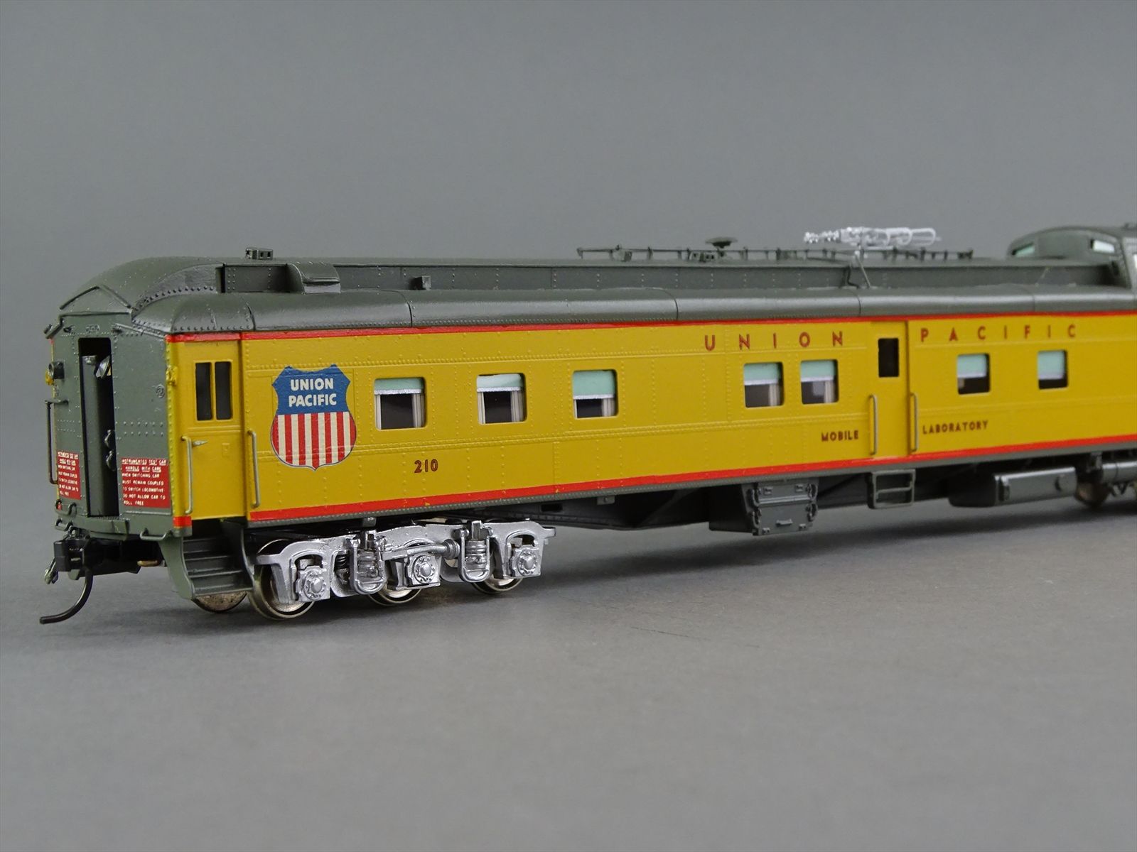 HO Brass Model - OMI 1342 UP Dynamometer Car #210 Modernized Version ...