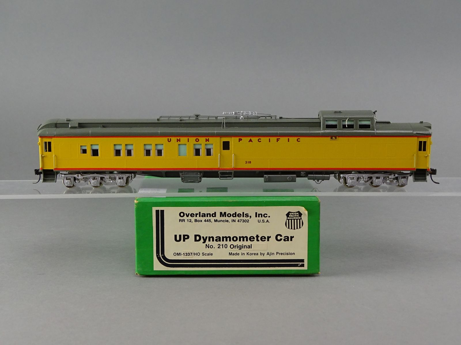 HO Brass Model - OMI 1337 UP Union Pacific Dynamometer Car #210 ...