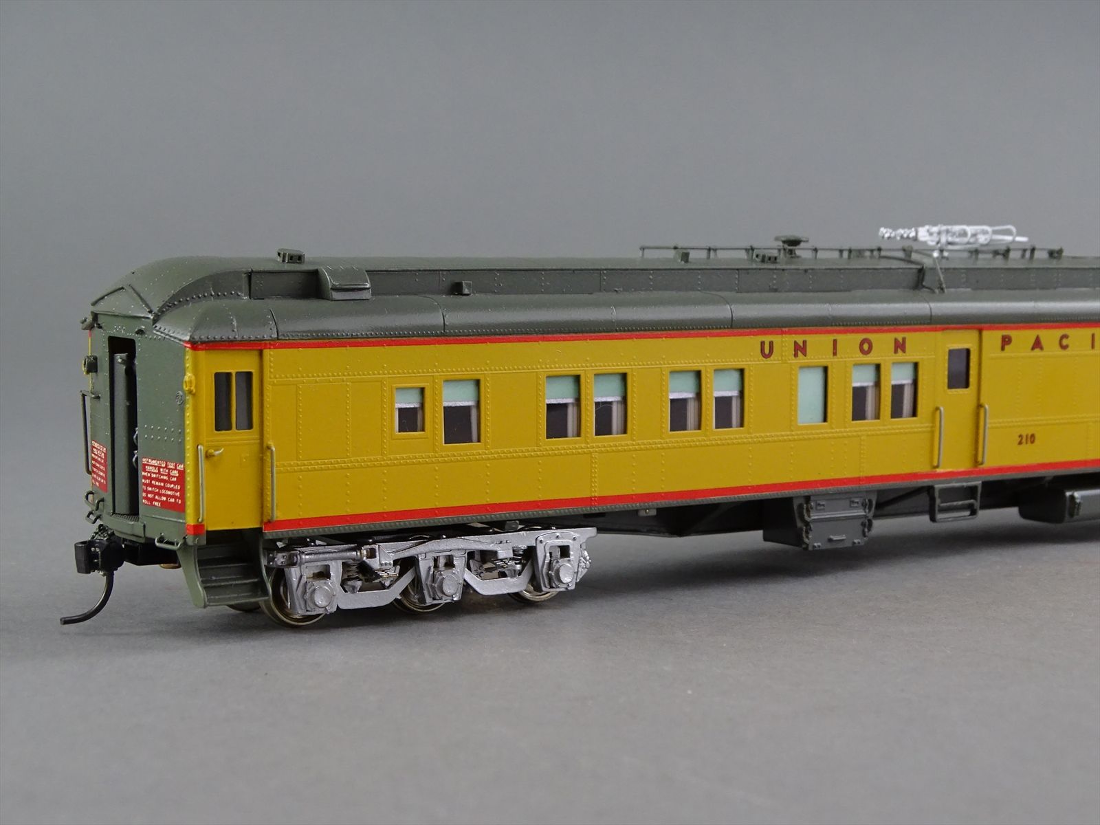 HO Brass Model - OMI 1337 UP Union Pacific Dynamometer Car #210 ...