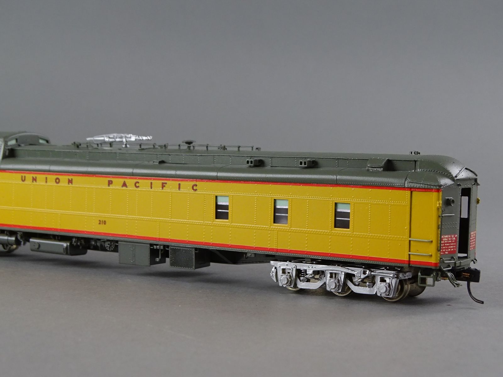 HO Brass Model - OMI 1337 UP Union Pacific Dynamometer Car #210 ...