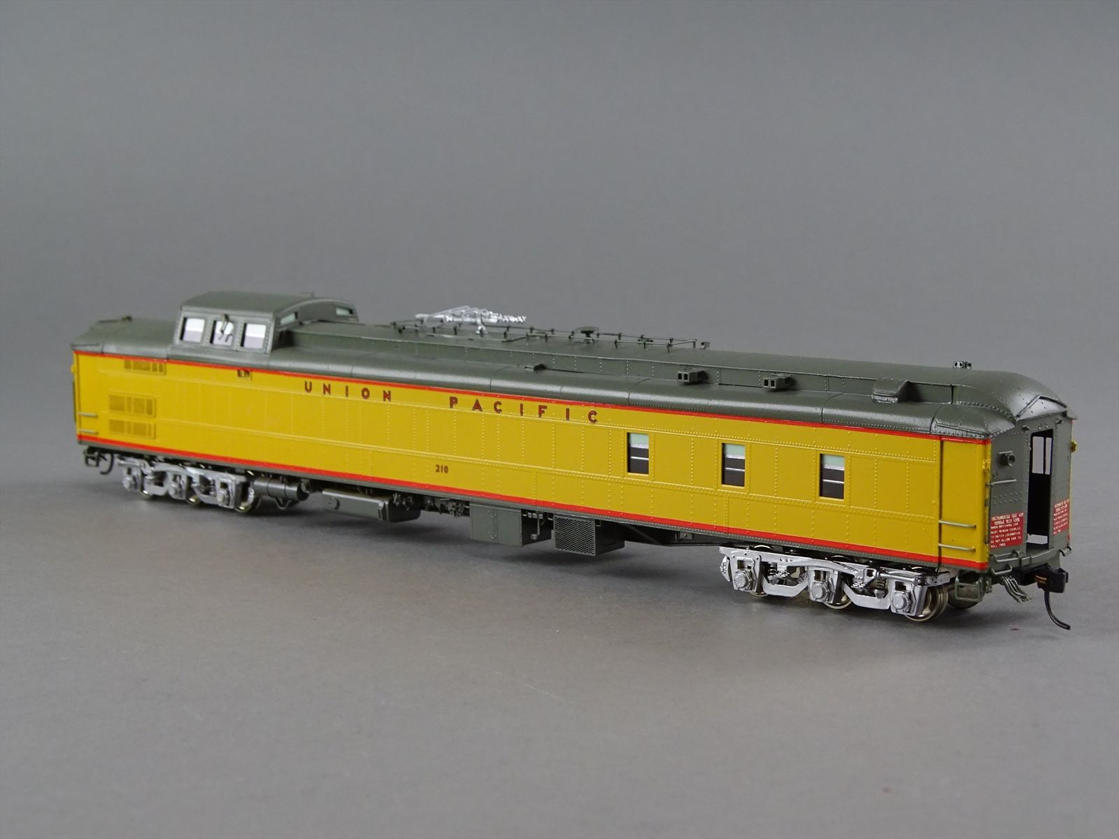 HO Brass Model - OMI 1337 UP Union Pacific Dynamometer Car #210 ...