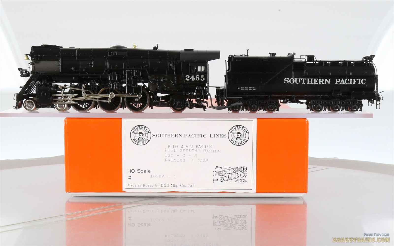 HO Brass Model - PSC SP Southern Pacific P-10 w/ Skyline Casing 4-6-2 ...