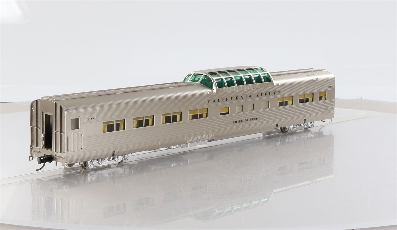HO Brass Model - HCB Hi-Country CB&Q Burlington California Zephyr Dome ...